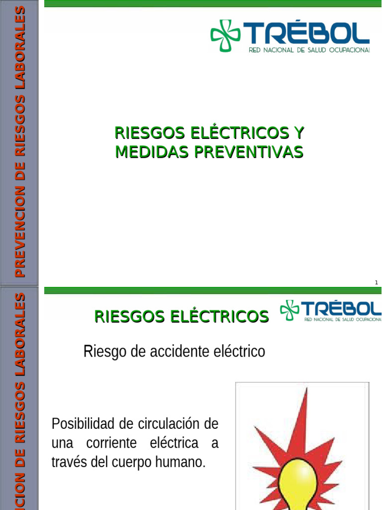Prevención de Riesgos Eléctricos | PDF | Aislador (Electricidad) | voltaje
