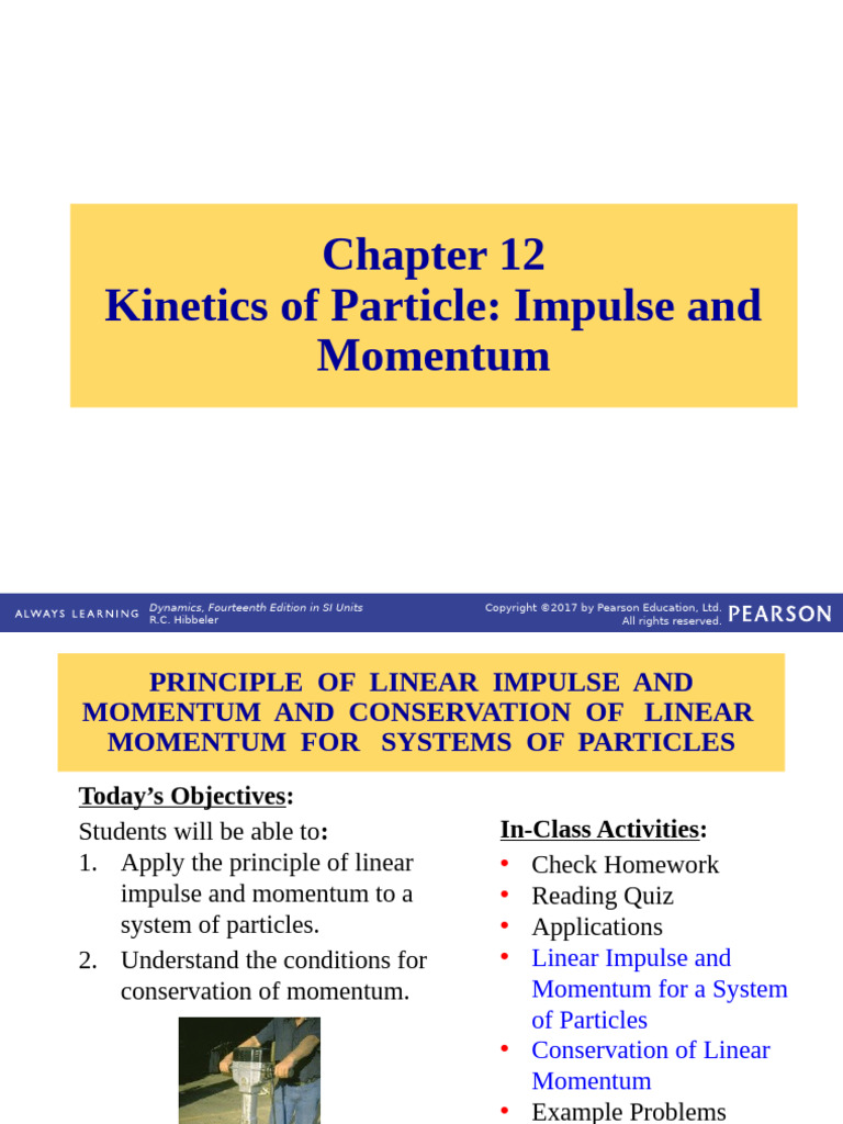 Dynamics - Lect PPT Section 12.2-12.3 | PDF | Momentum | Force