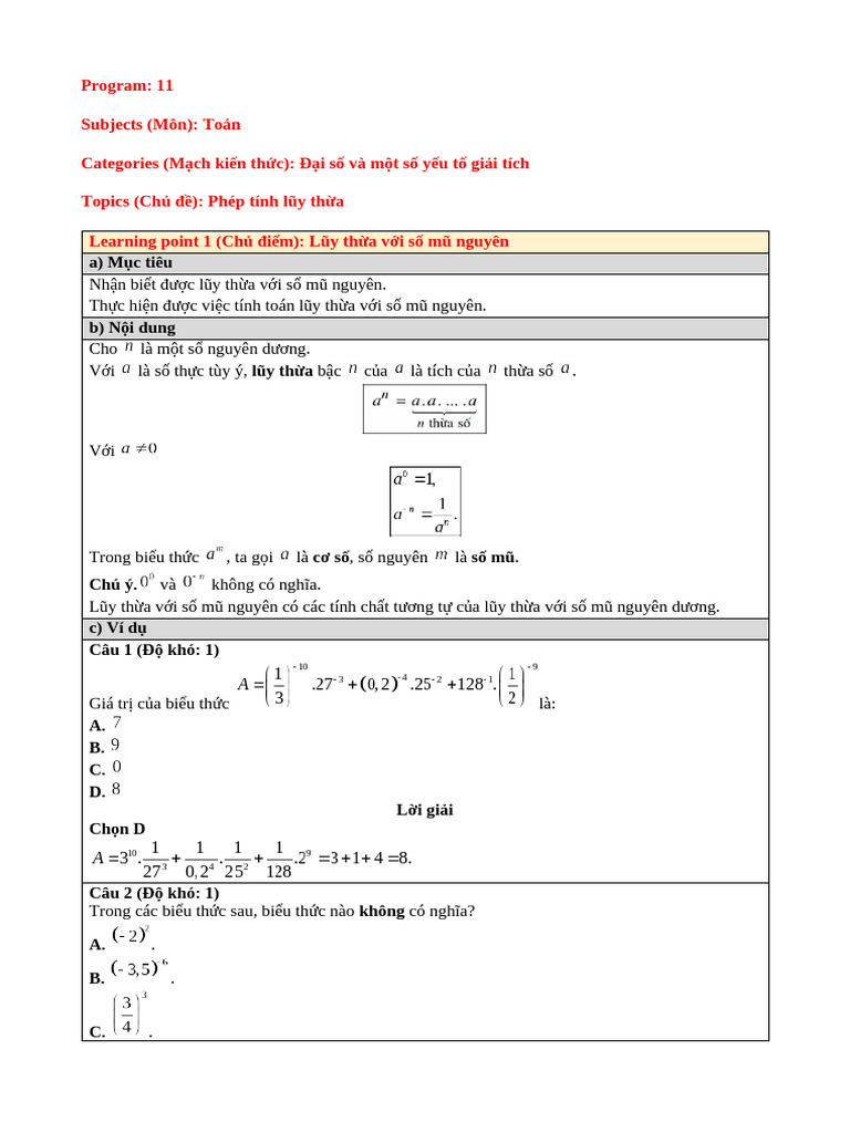 11 Chapter6 Topic 1 | PDF