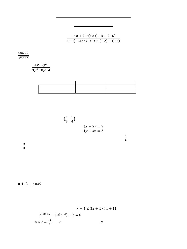 Last Revision PP1 - 123250 | PDF | Mathematics