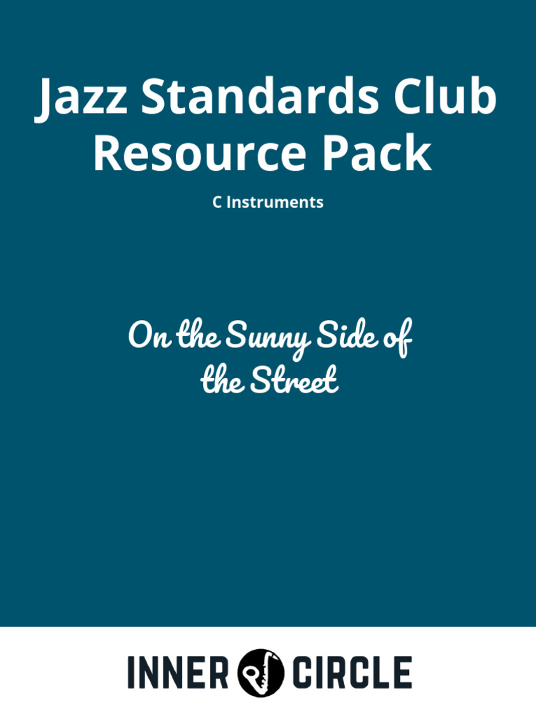 On The Sunny Side of The Street Resource Pack C Inst | PDF