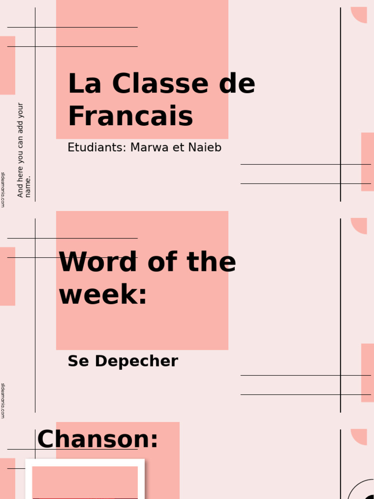 La Classe de Français: Leçons et Activités | PDF