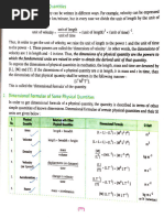 The List of Dimensional Formula. A Useful Handout. | PDF | Torque | Force