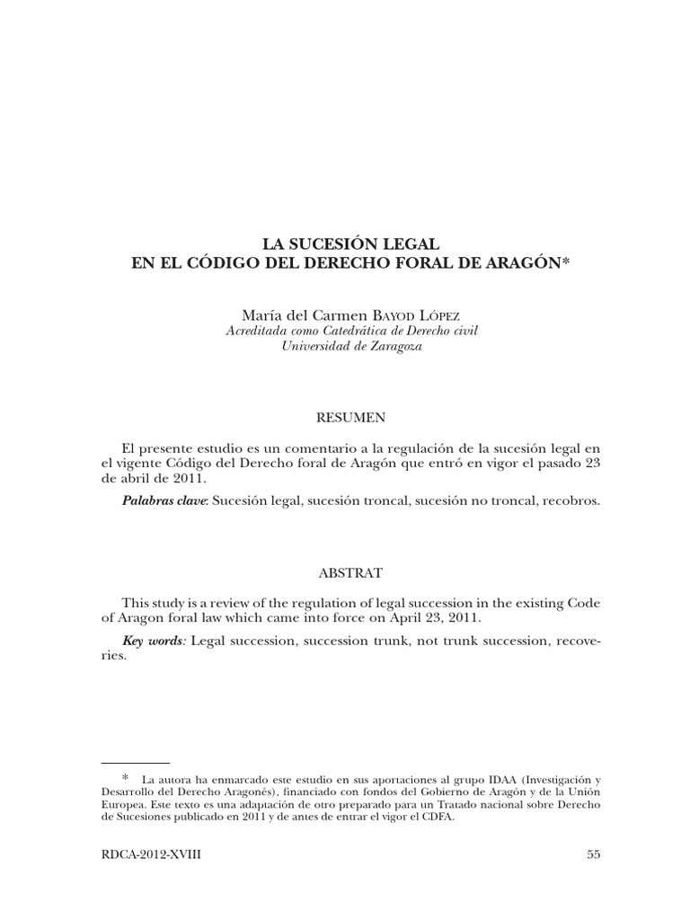 02 Bayod | PDF | Intestacy | Herencia