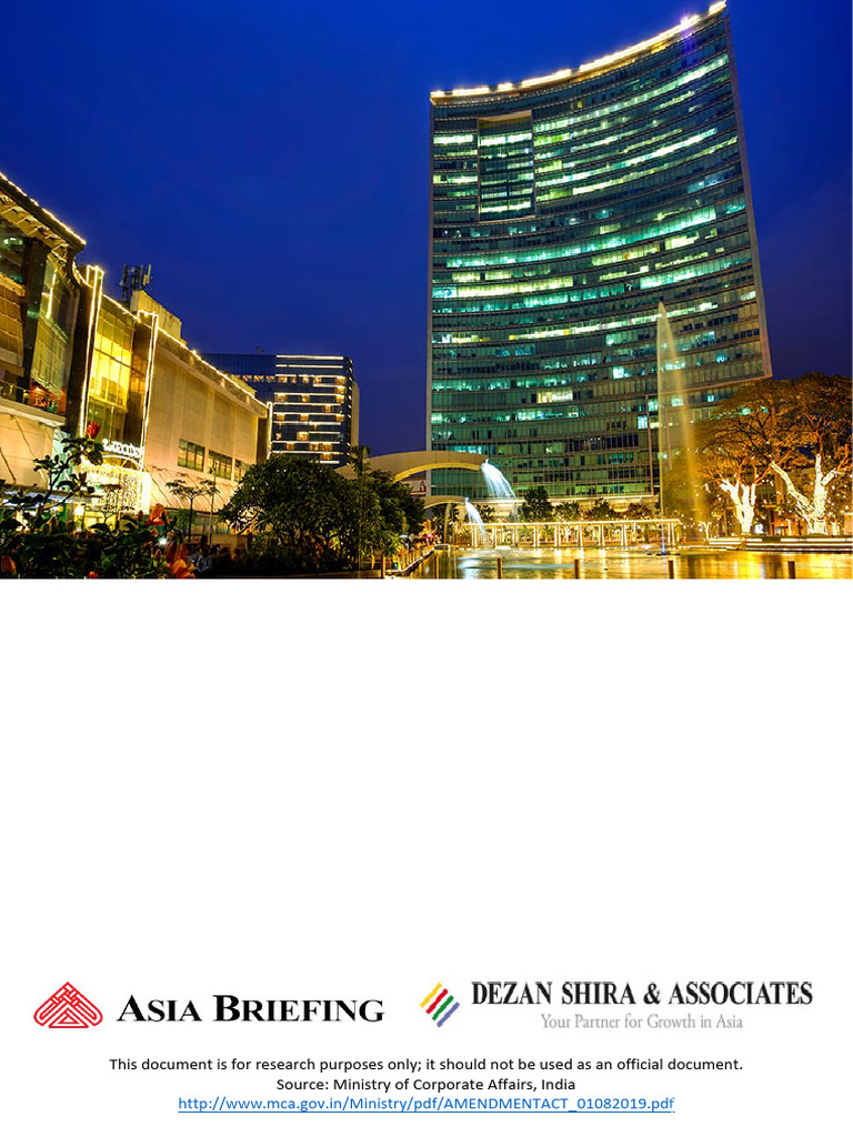 Companies Amendment Act 2019 Overview | PDF | Fine (Penalty) | Justice