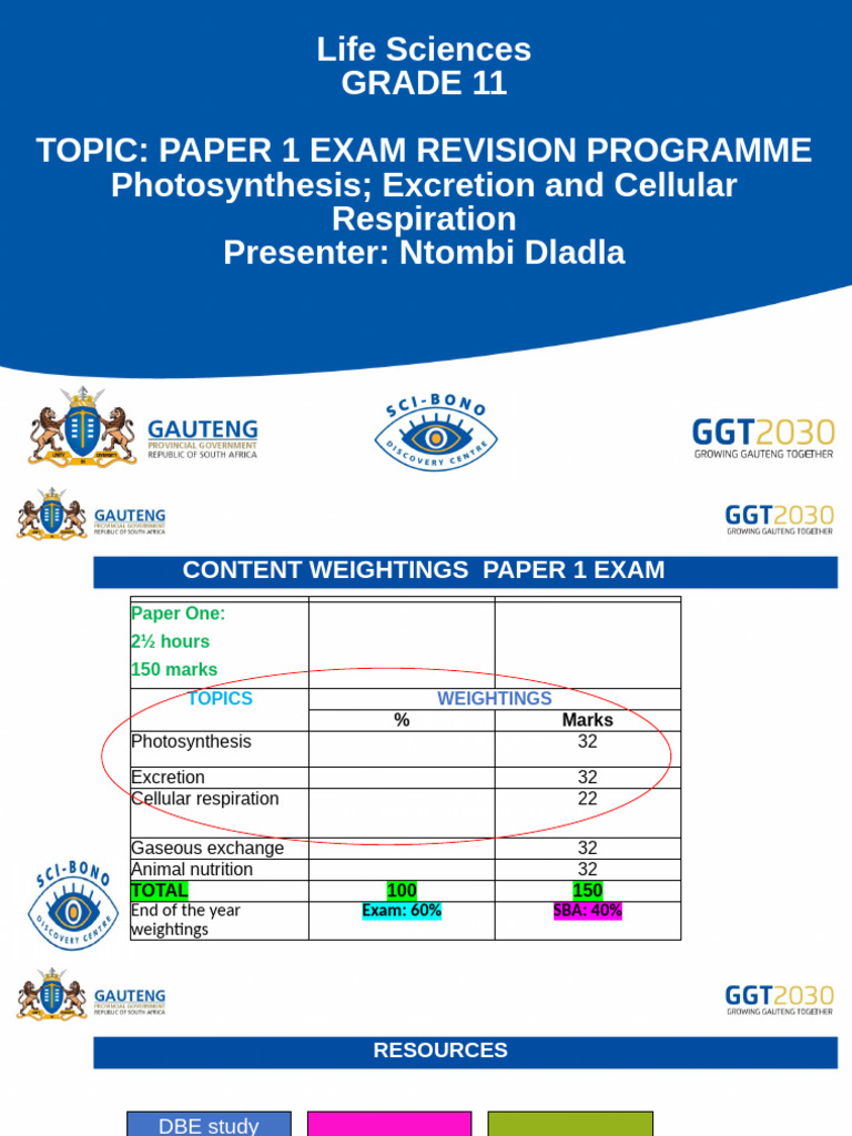 Life Sciences Gr.11 Lesson Exam Revision Paper 1 EDIT | PDF | Kidney ...