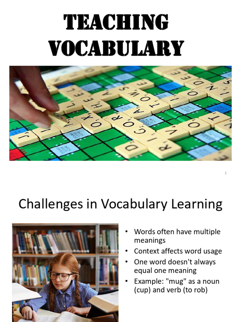 Effective Vocabulary Teaching Strategies | PDF | English Language | Word