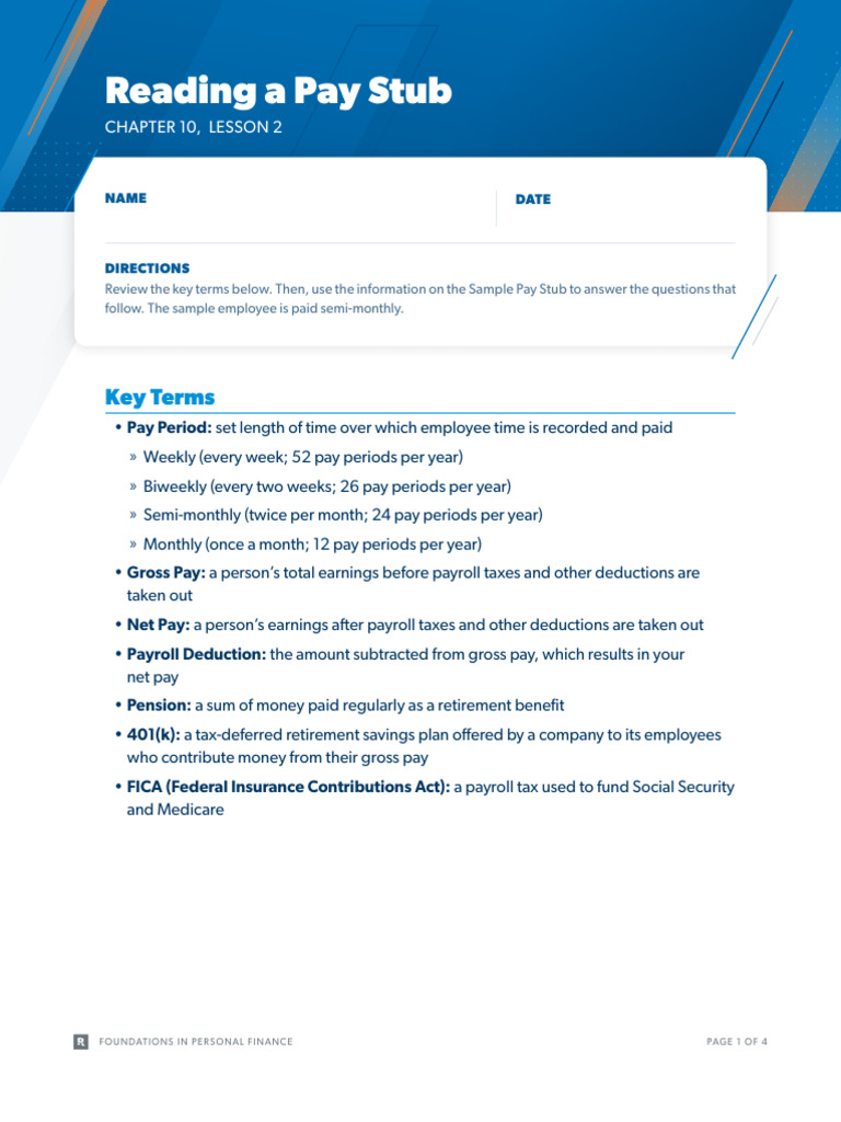 Chapter 10 Lesson 2 Ramsey Classroom | PDF | Payroll | Payroll Tax