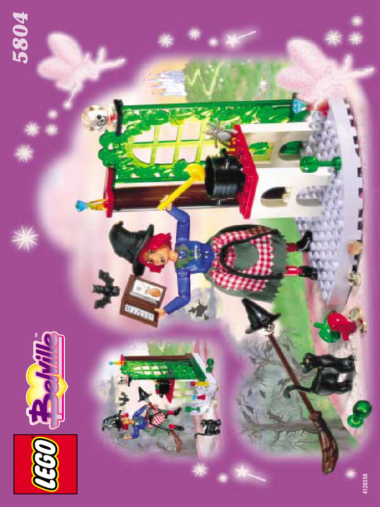 Building Instructions For 5804, Madam Tussa The Witch, LEGO® Belville | PDF