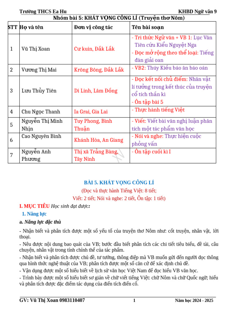 5.1.LVT Cuu KNN - Xoan Vũ | PDF