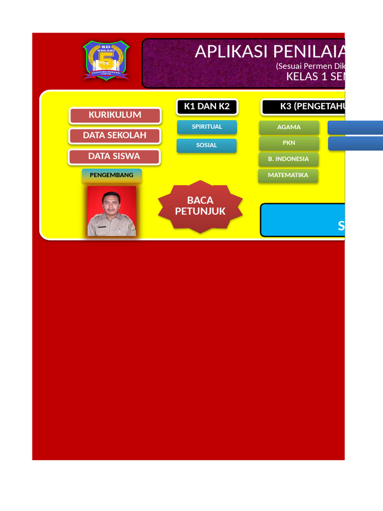 RAPORT K13 KELAS 1 Budha | PDF