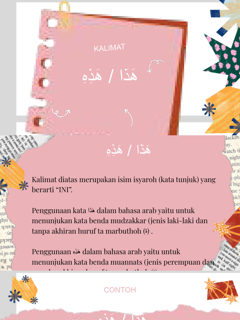 Kalimat Hazha Dan Hazhihi | PDF | Seni & Disiplin Bahasa | Kajian ...