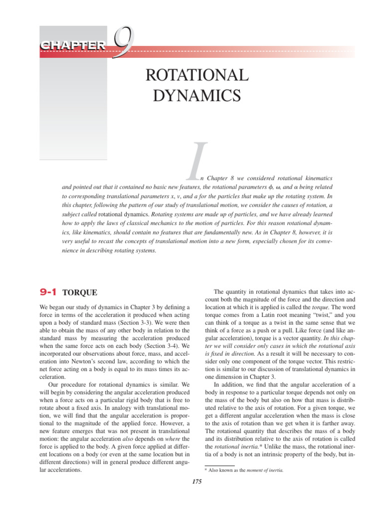 Torque - Rotational Inertia | PDF | Rotation Around A Fixed Axis | Torque