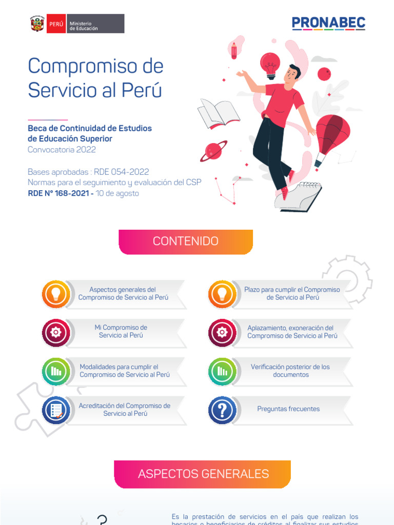 Rde 054-2022 Beca Continuidad de Estudios - Conv. 2022 | PDF | Titulo academico | Perú