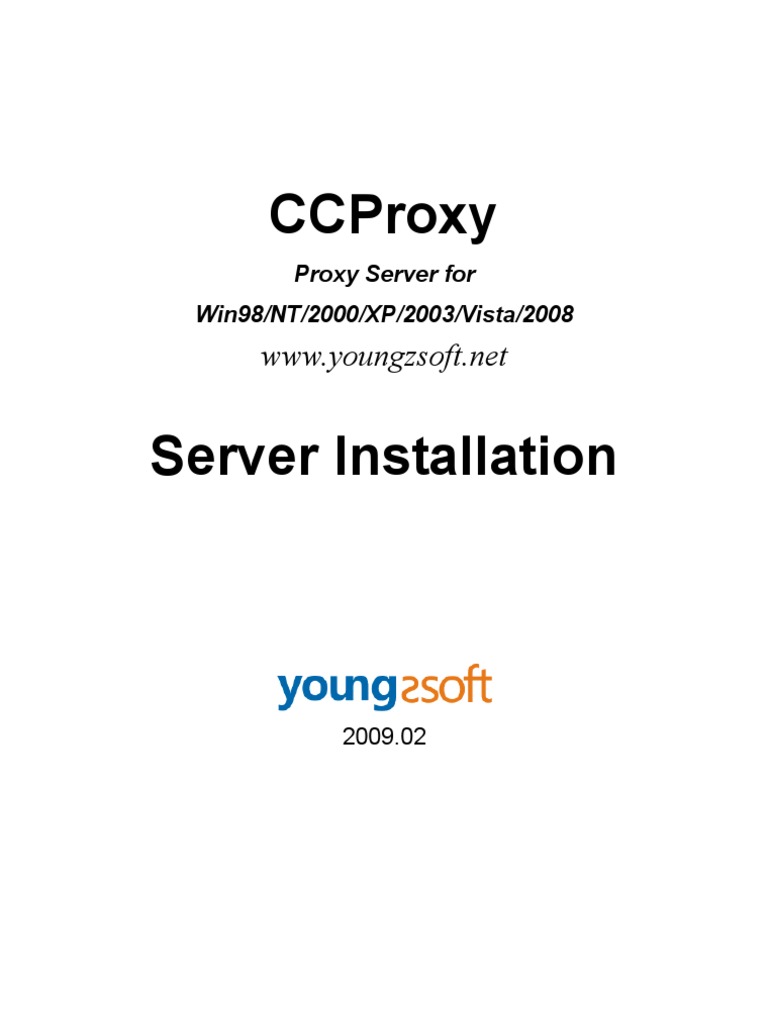 Ccproxy Server Installation | Download Free PDF | Proxy Server | Ip Address