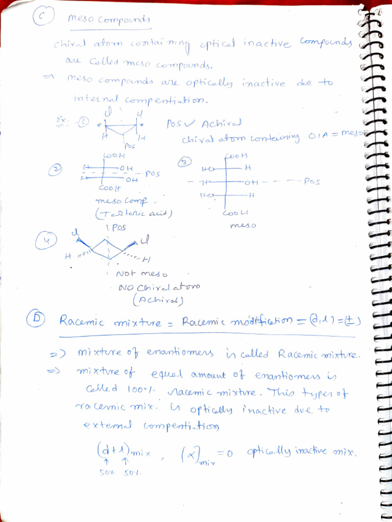GOC Optical Isomerism 6 | PDF | Stereochemistry | Organic Chemistry