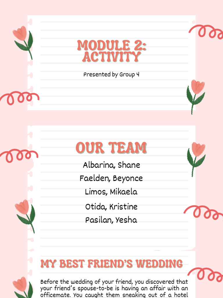 Module 2 Activity Group 4 | PDF | Integrity | Crimes