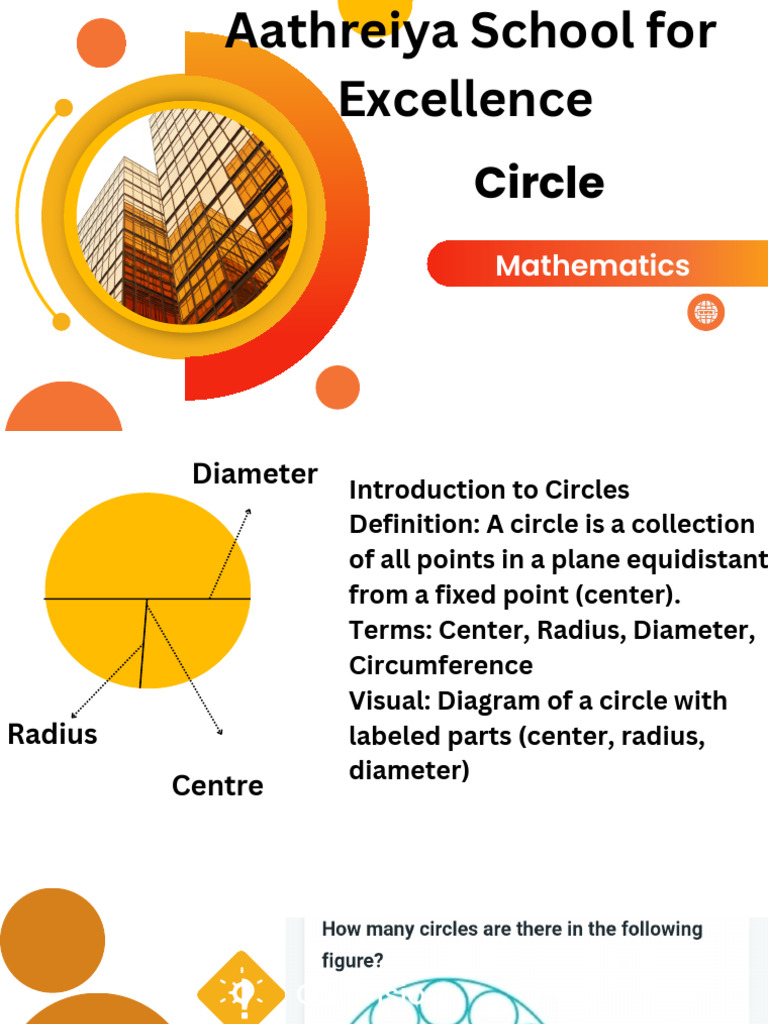 Circle - Cbse Grade 9 | PDF