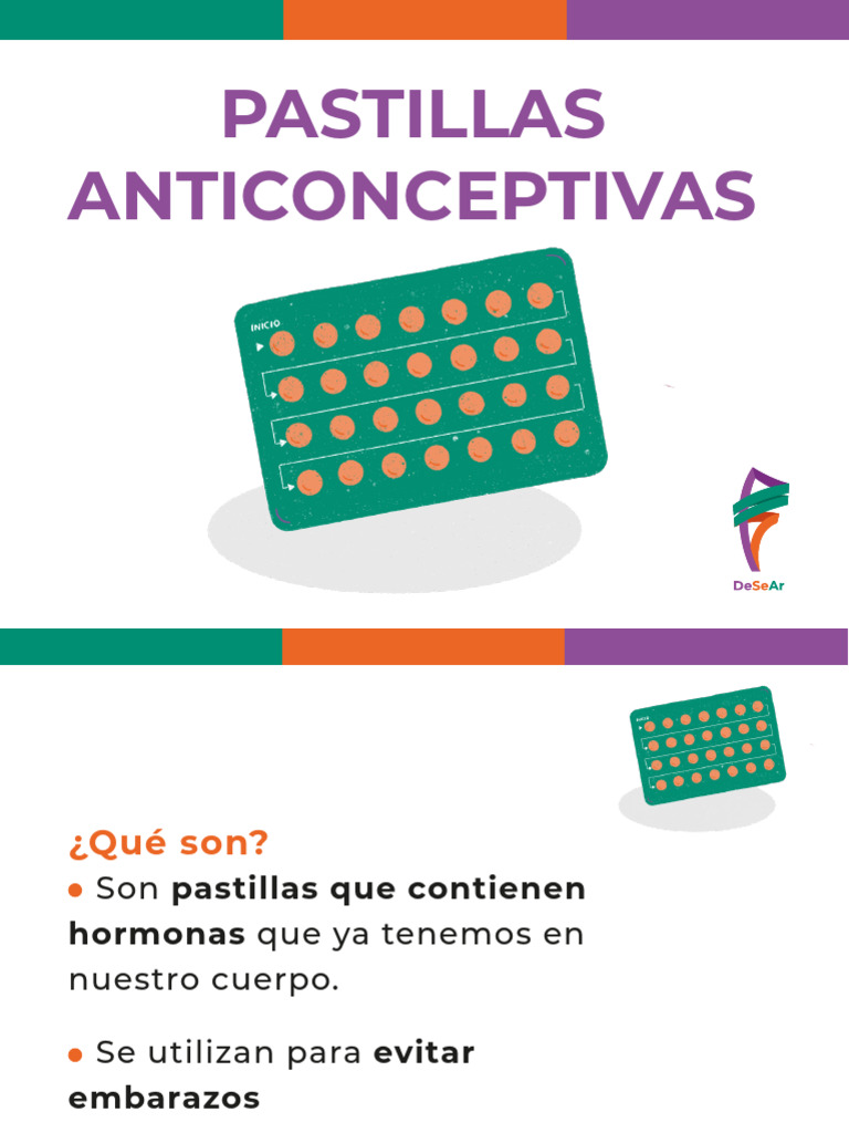 Tarjeton-Pastillas Anticonceptivas | PDF | Bienestar