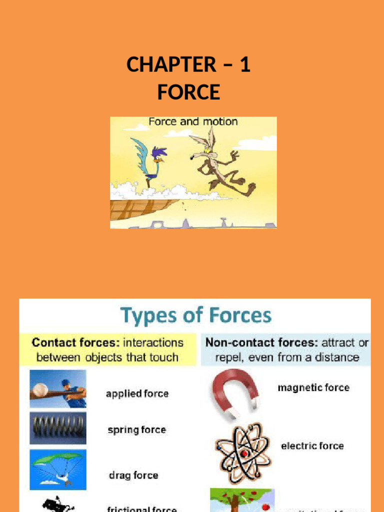 Commedia Chapter1force2 20240227222914 | PDF | Force | Physical Quantities