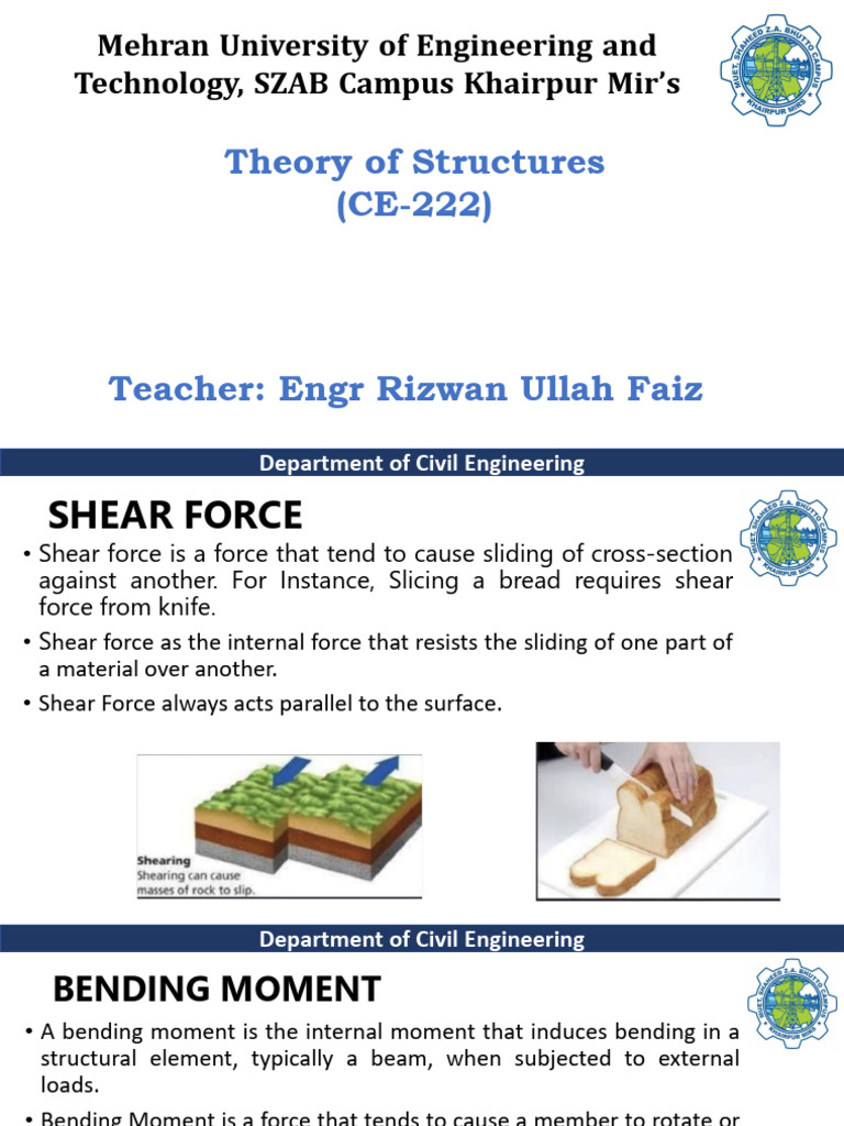 Lecture 5-10 Shear Force and Bending Diagram | PDF