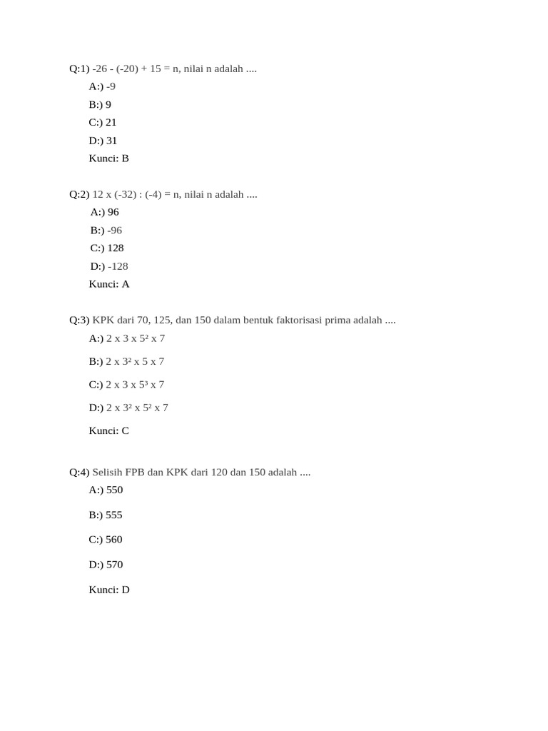 Pas Genap 5 MTK Template | PDF | Metode & Bahan Ajar