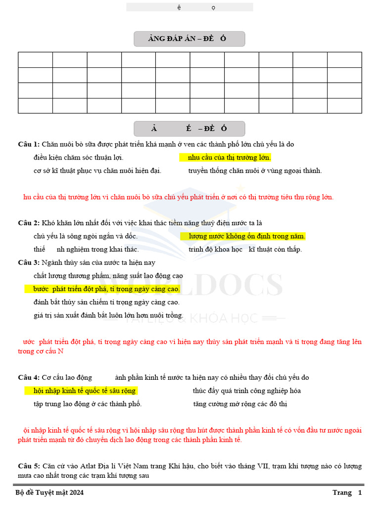 HDG de So 11 Mon Dia Ly | PDF