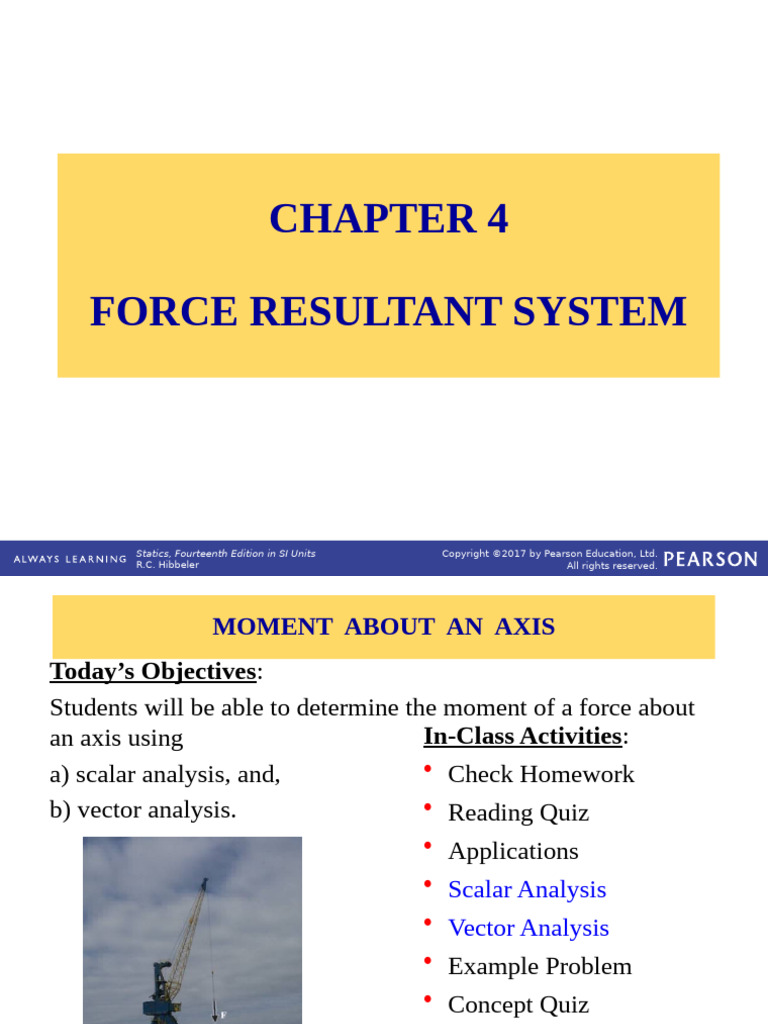 Force Resultant System in Statics | PDF | Euclidean Vector | Force