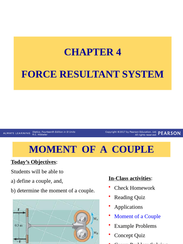 Statics Lec PPT Section 4.6 | PDF | Torque | Force