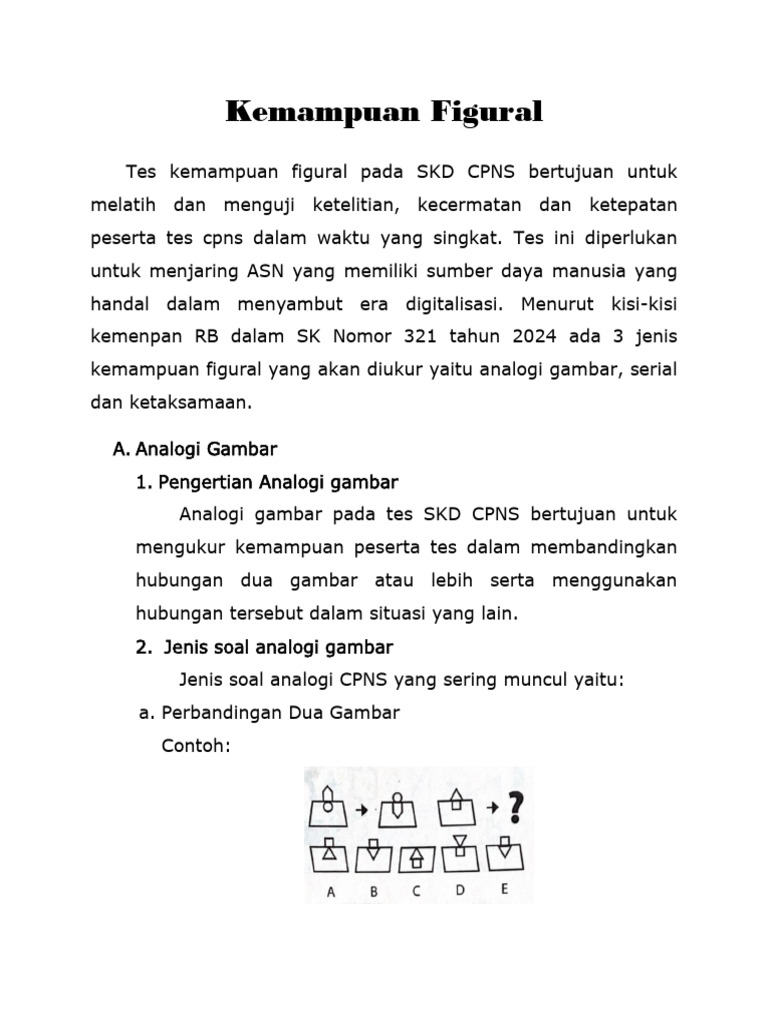 Kemampuan Figural | PDF