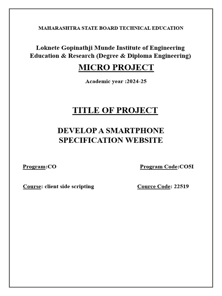 Cerfiticate For Microproject - Css | PDF | Art | Computers