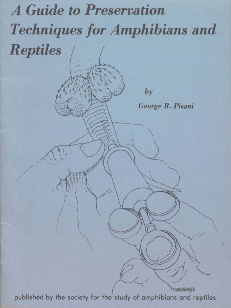 A Guide To Preservation of Amphibian and Reptiles | PDF | Fixation (Histology) | Mail