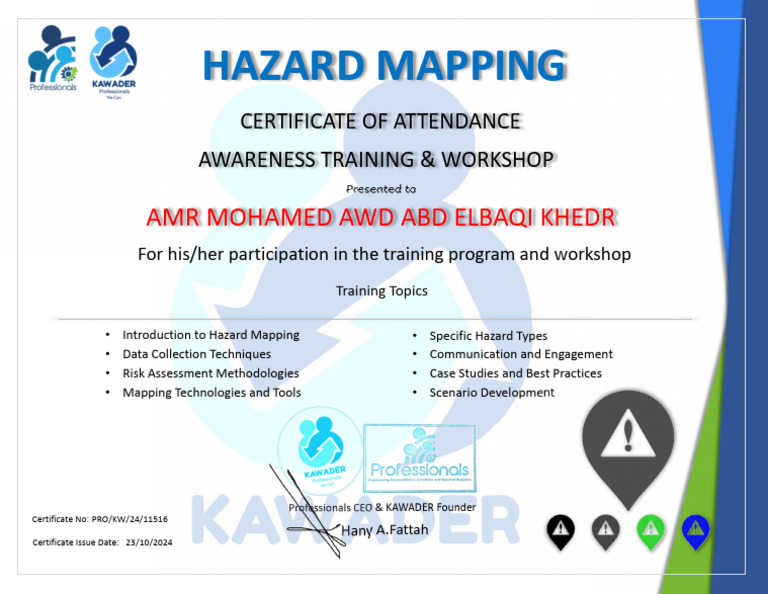 Hazad Mapping TC-17 | PDF
