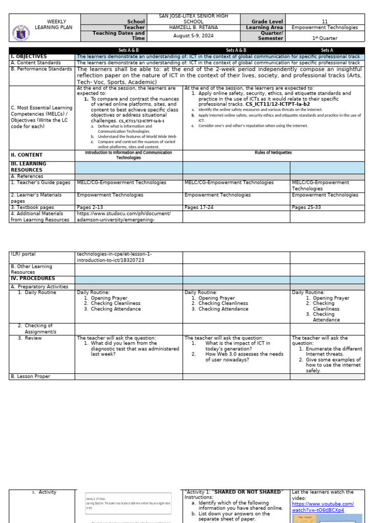 WEEK-2-WLP-ET | PDF | Malware | Cyberspace