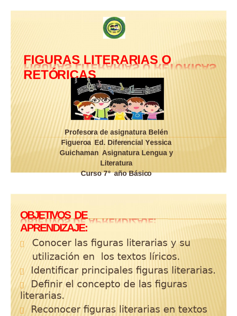 Figuras Literarias Lenguaje | PDF