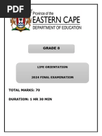 Grade 9 Natural Sciences Exam March 2024 | PDF | Muscle | Foods
