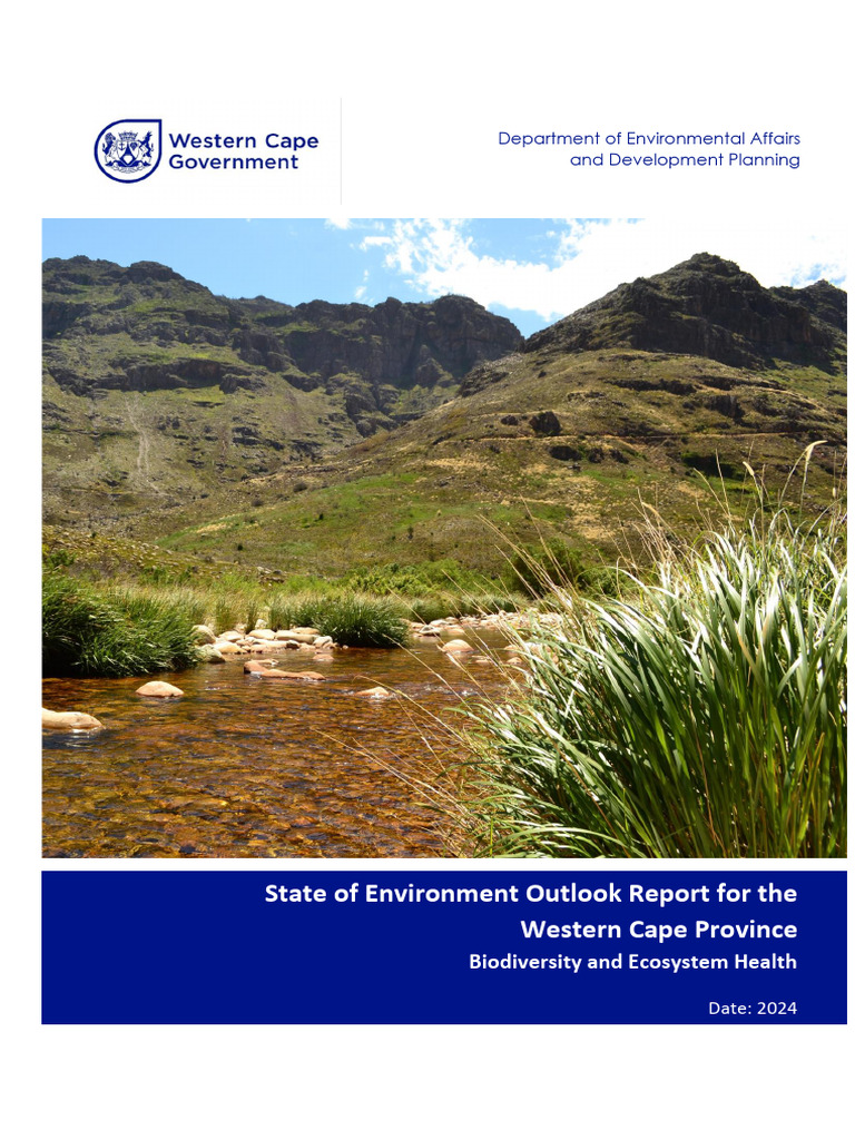 Western Cape State of Environment Report 2024 - Biodiversity and Ecosystem Health | PDF ...