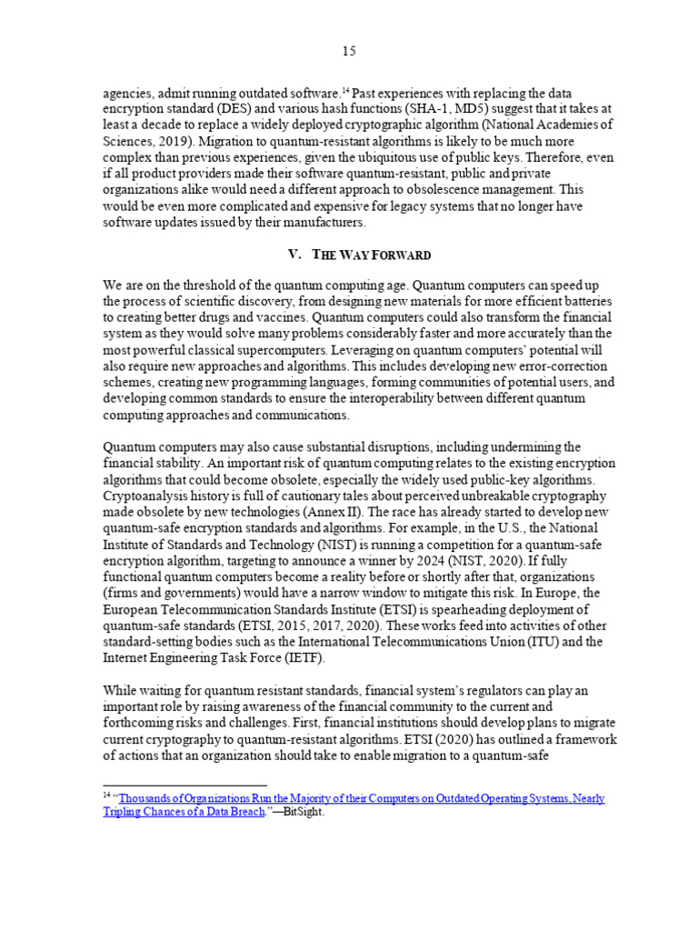 Quantum Computing: Risks and Solutions | PDF | Quantum Computing ...