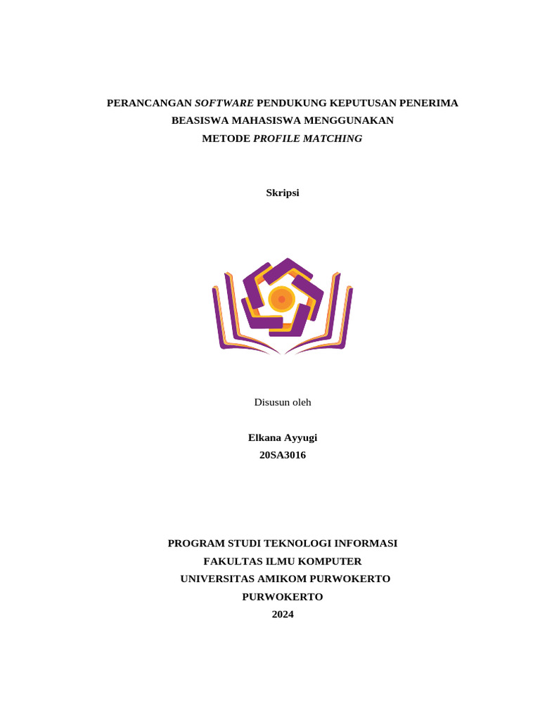Perancangan Software Beasiswa S1 | PDF