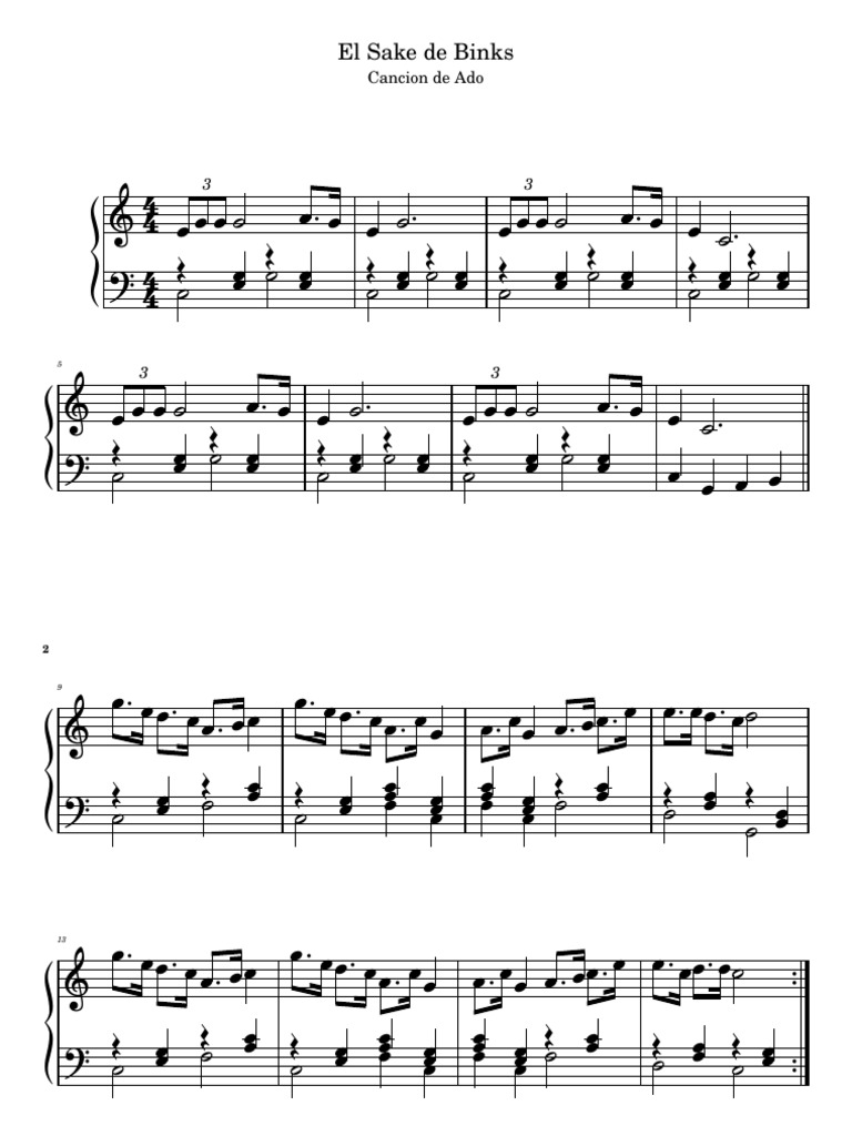 El Sake de Binks | PDF