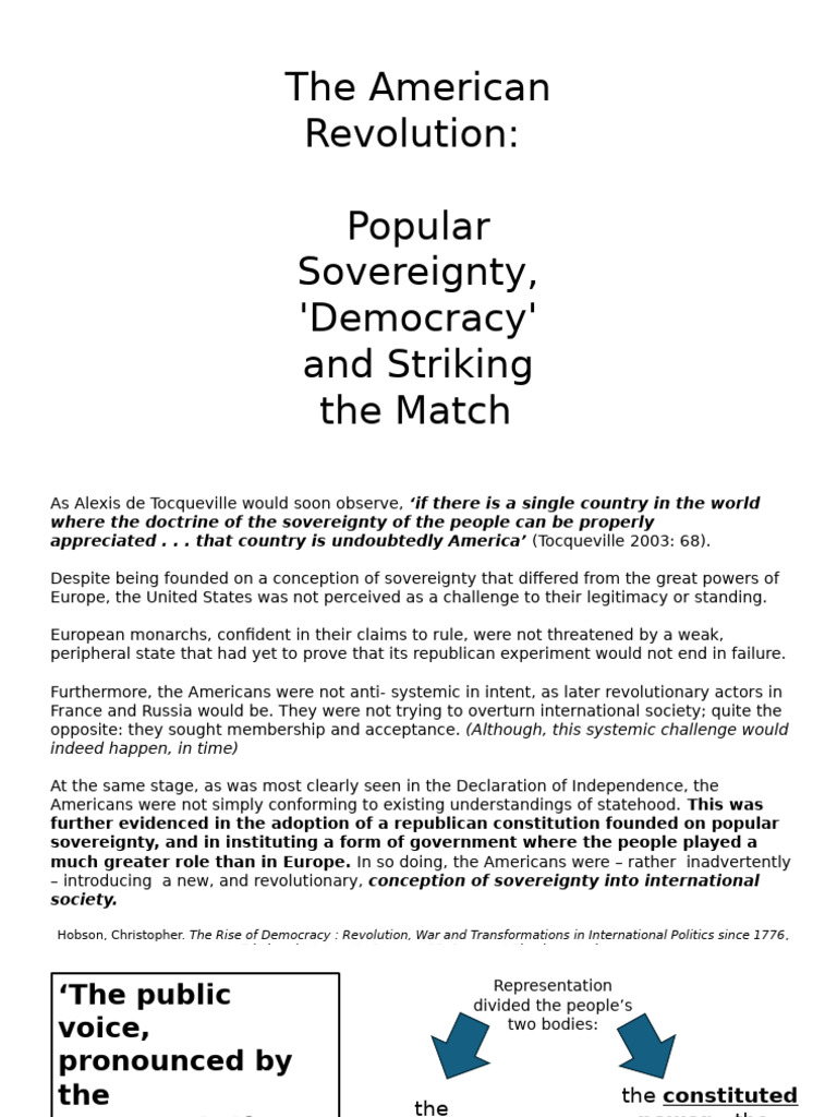 America, Pop Sov, Democracy and Representation | PDF | Democracy ...