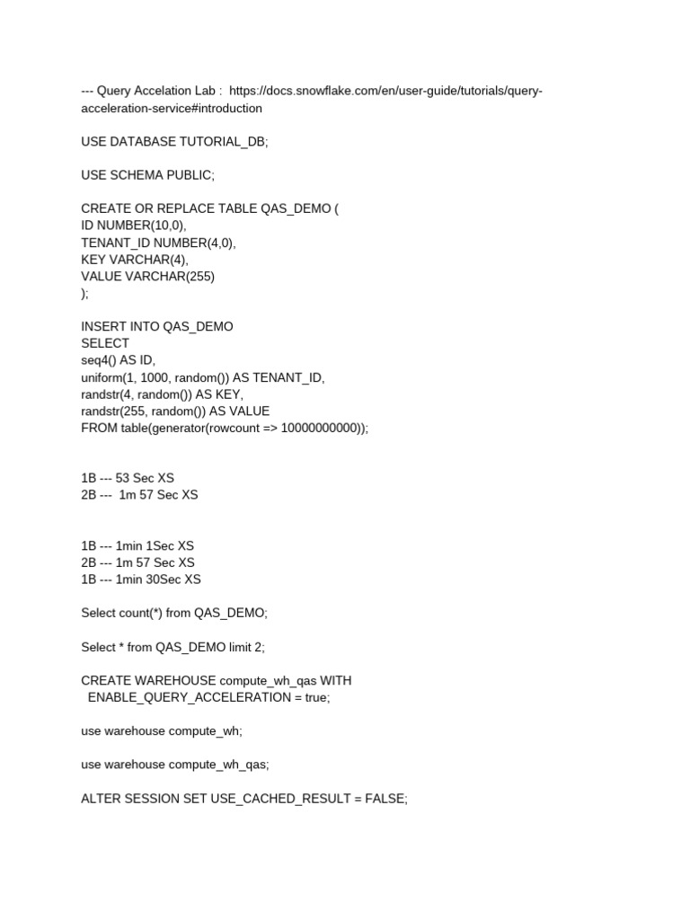 Query Accelaration | PDF | Computers