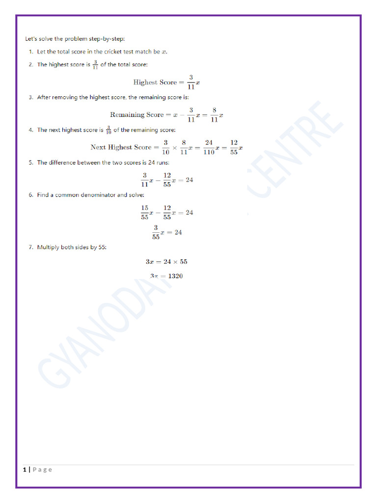 Math Sol | PDF