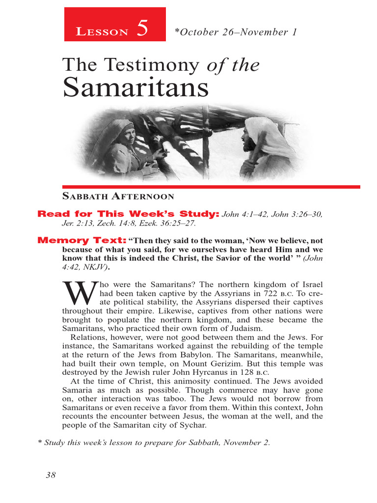 EAQ424_05 (1) | PDF | Jesus | Samaritans