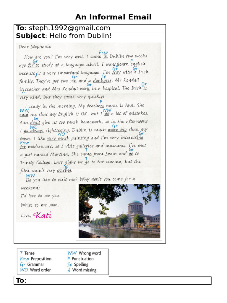 Week 4 - Writing Informal Email | PDF Week 4 - Writing Informal Email | PDF
