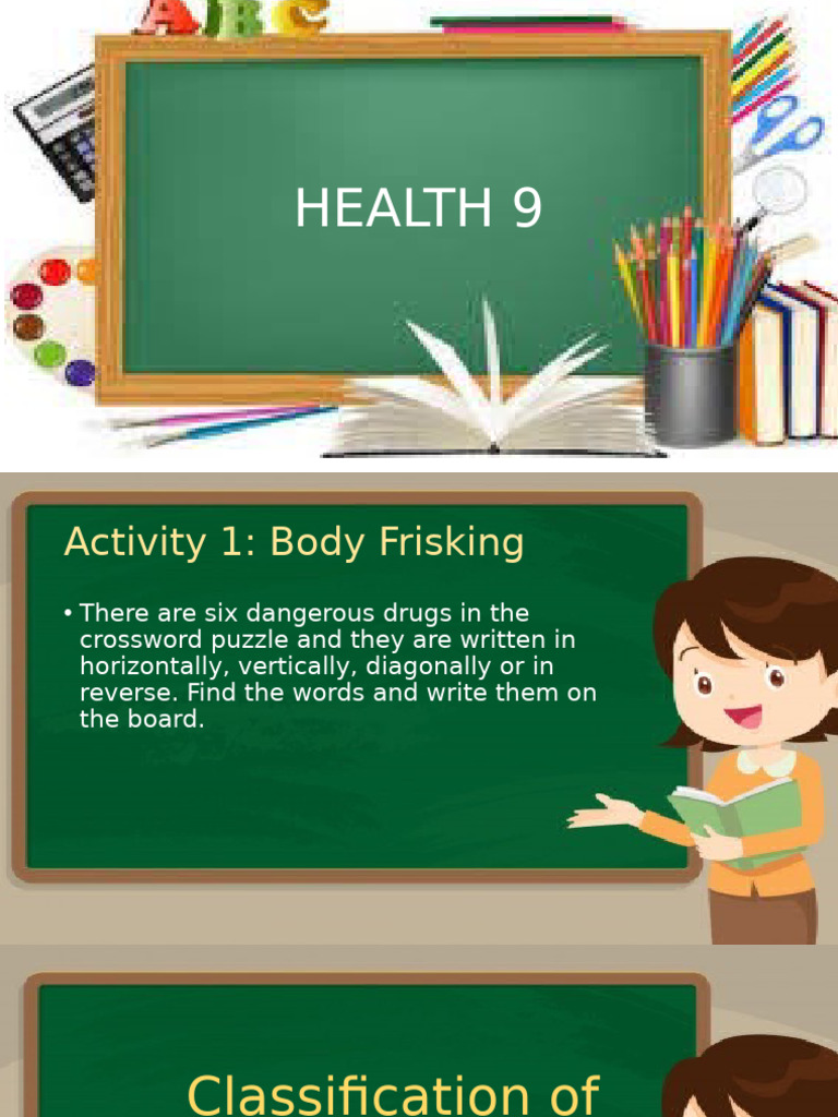 HEALTH 9 Drugs & Abuse | PDF | Drugs | Substance Abuse