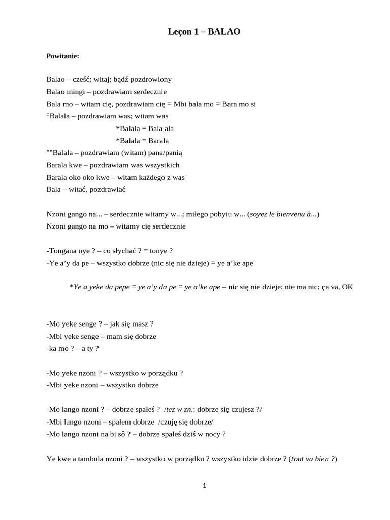 BALAO - Balao - Tonga Na Nye | PDF