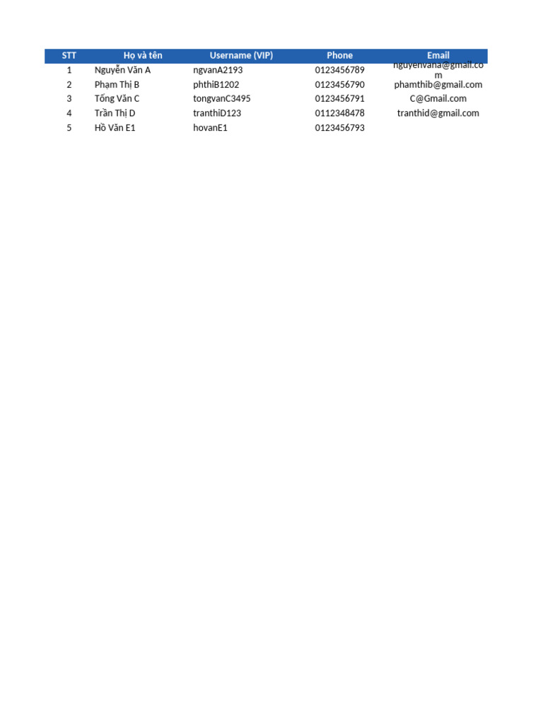List-Student 10A6 05 11 2024 | PDF