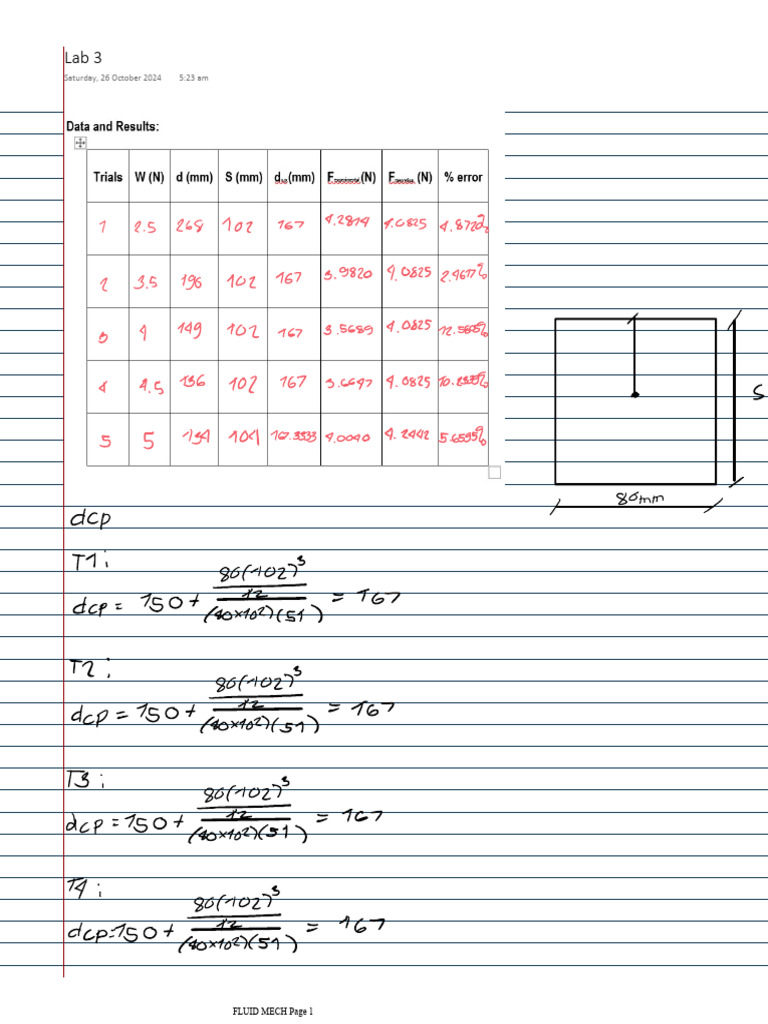 Lab 3 Data N Results | PDF