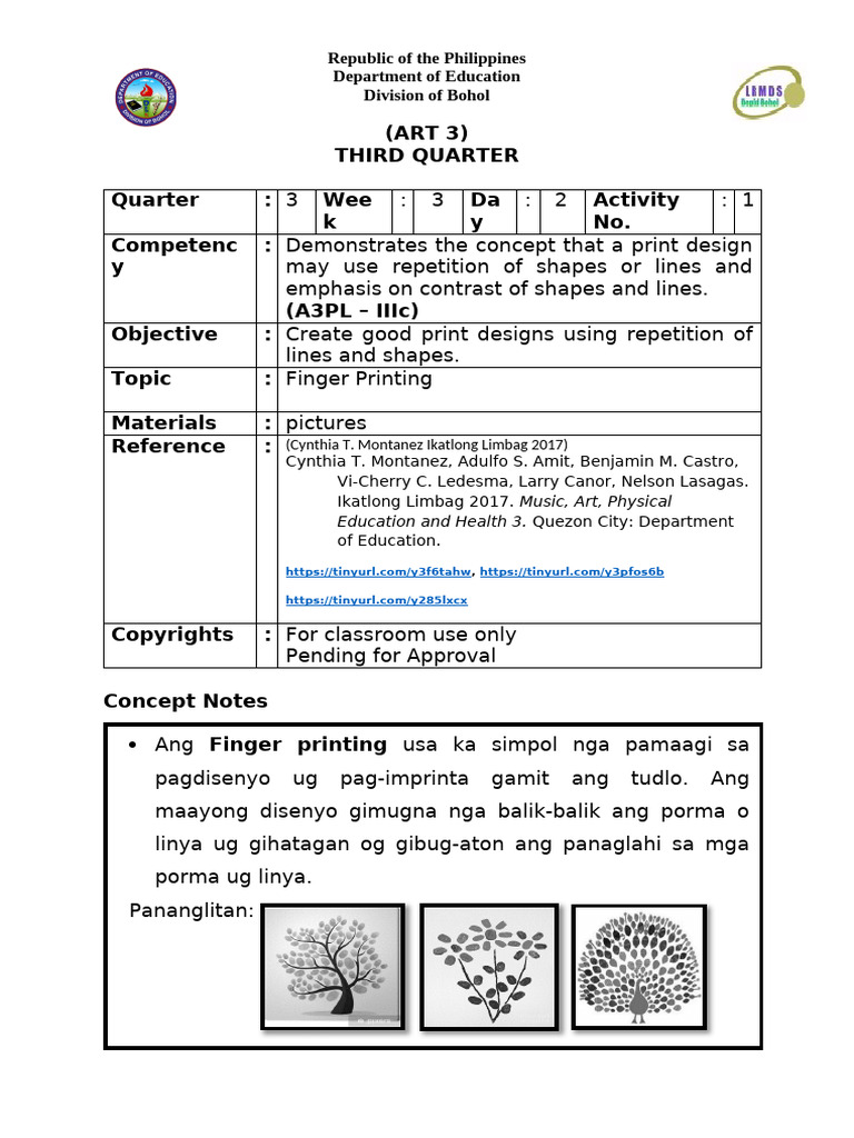 ART 3 - Q3 - LAS - Week 3 | PDF